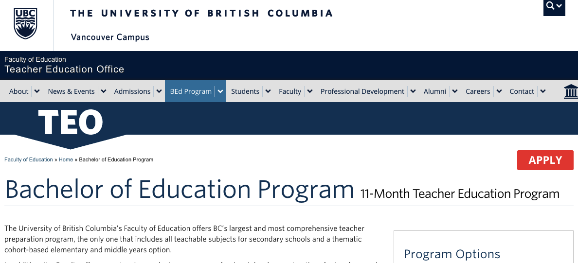 UNBC School of Education – Page 2 – Renewal Process and Information